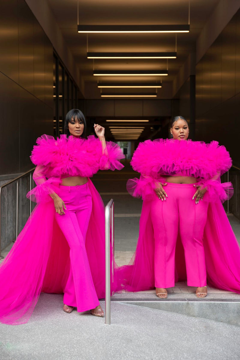 Fuchsia Pant set – Oyemwen