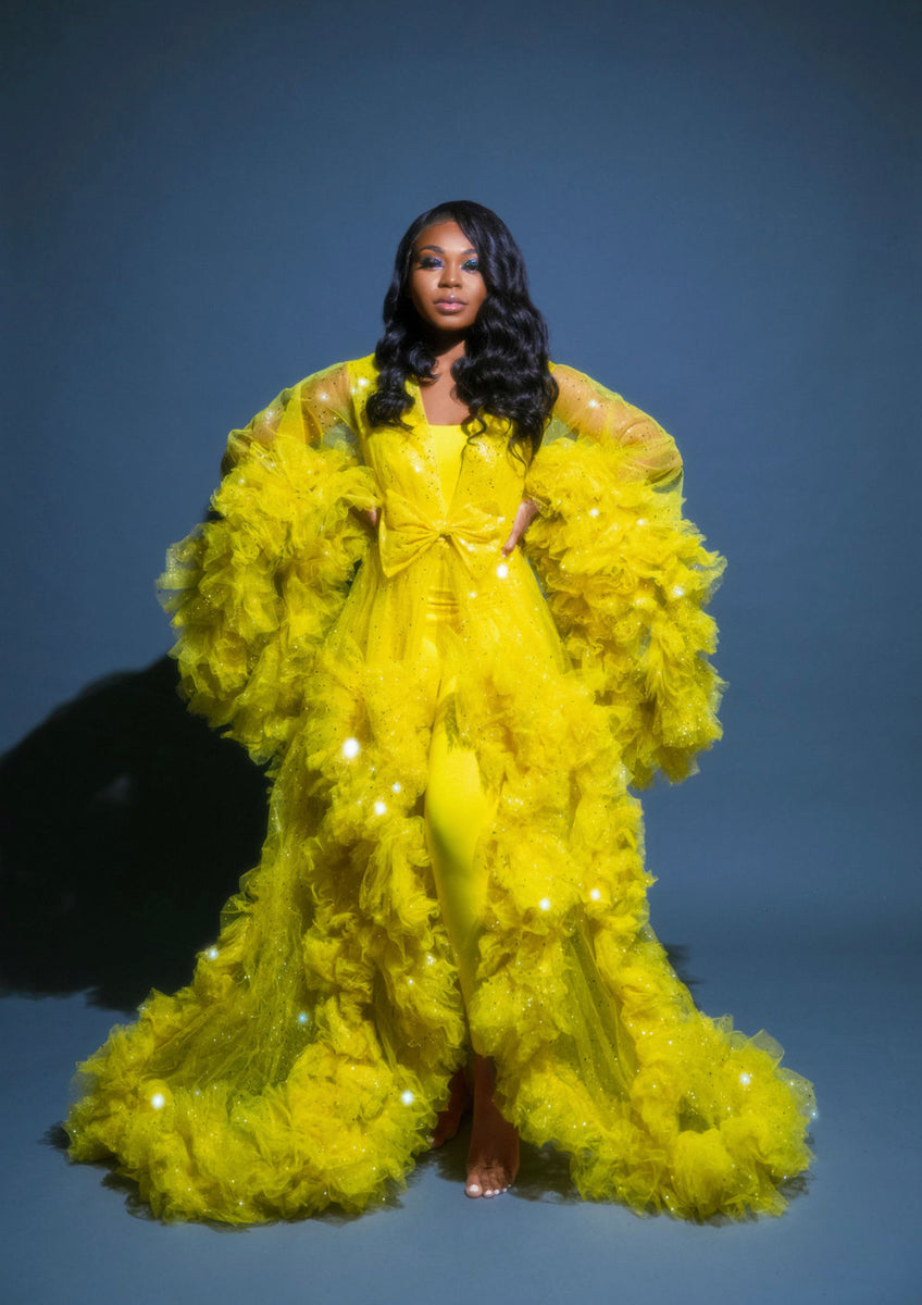 Sparkle Tulle Robe – Oyemwen
